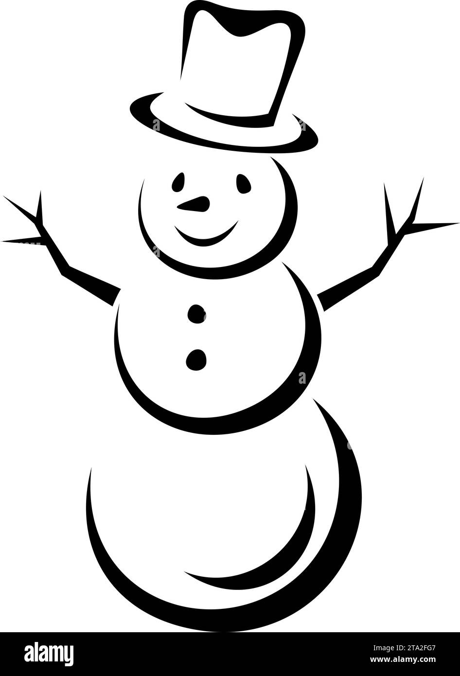 Snowman Silhouette