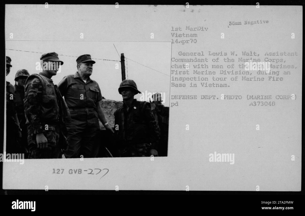 Lt gen lewis w walt photograph hi-res stock photography and images - Alamy