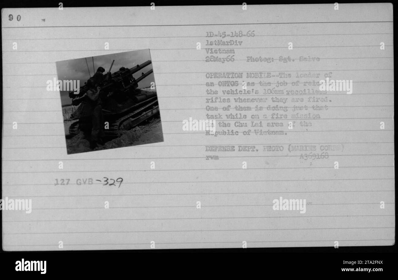 106mm recoilless rifles hi-res stock photography and images - Alamy