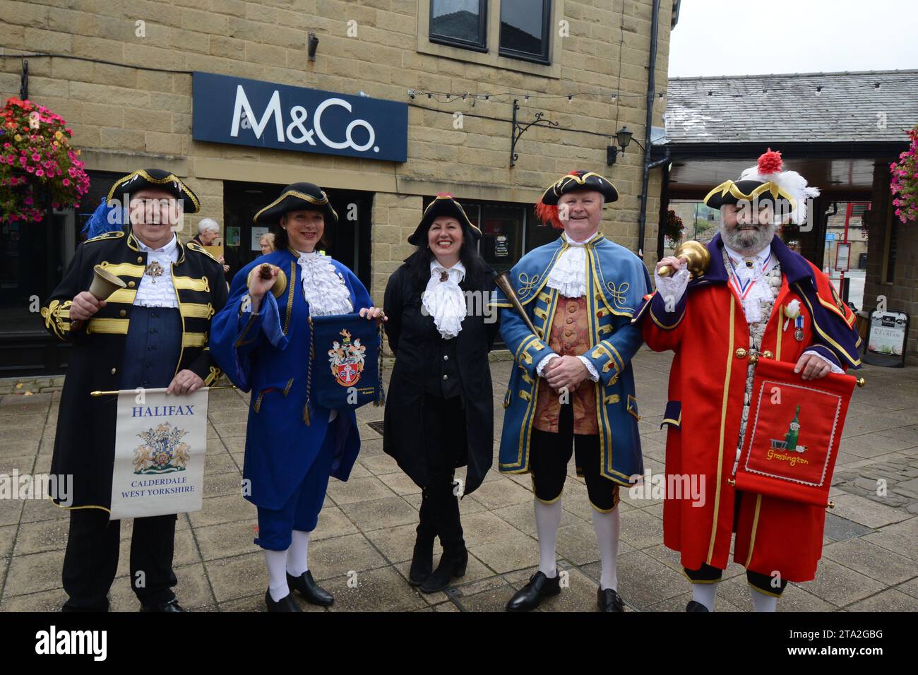 Otley Yorkshire Leeds bell ringers Mayor uniform uniforms people ...