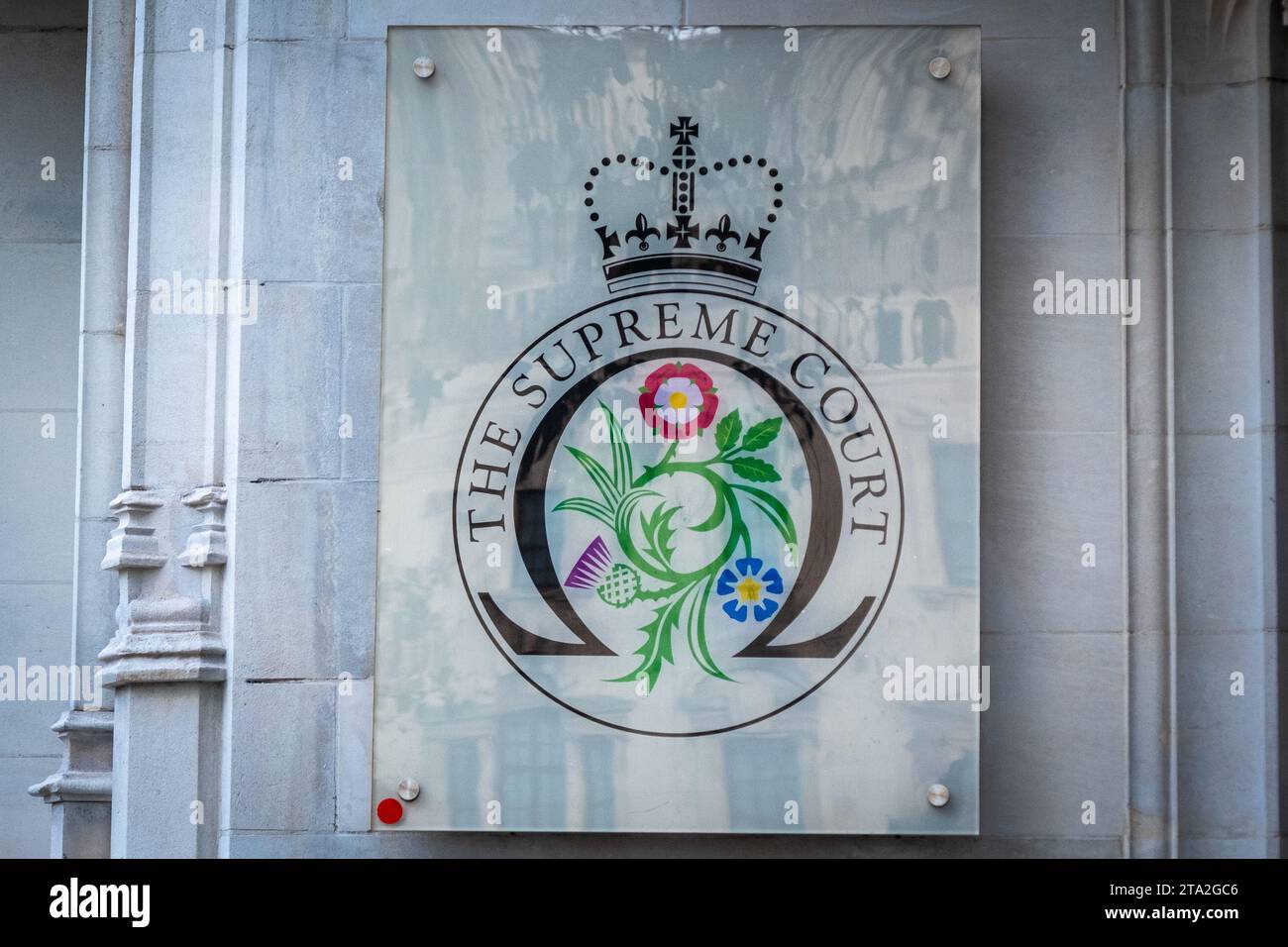 LONDON, NOVEMBER 13, 2023: The Supreme Court on Parliament Square ...