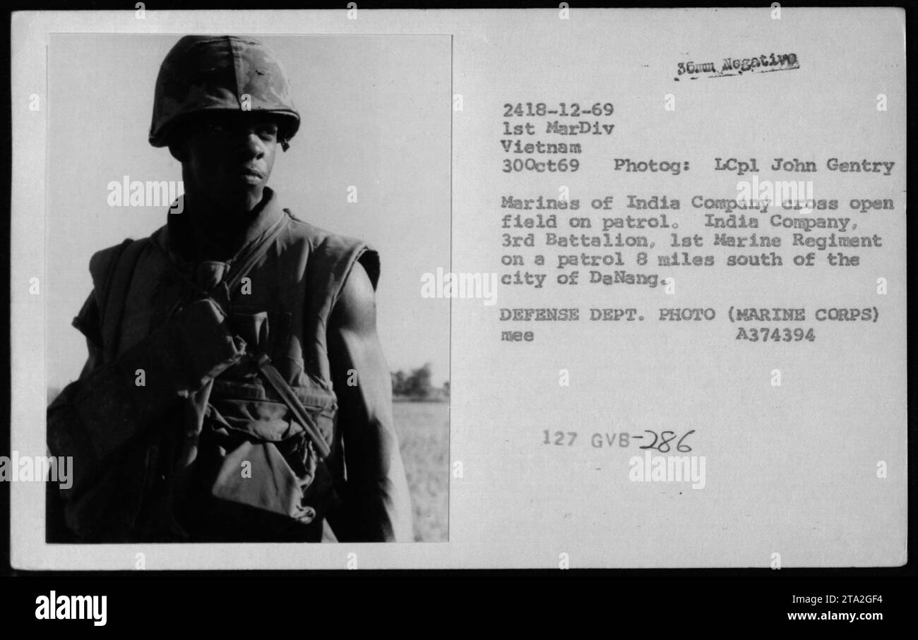 Marines from india company battalion Black and White Stock Photos ...