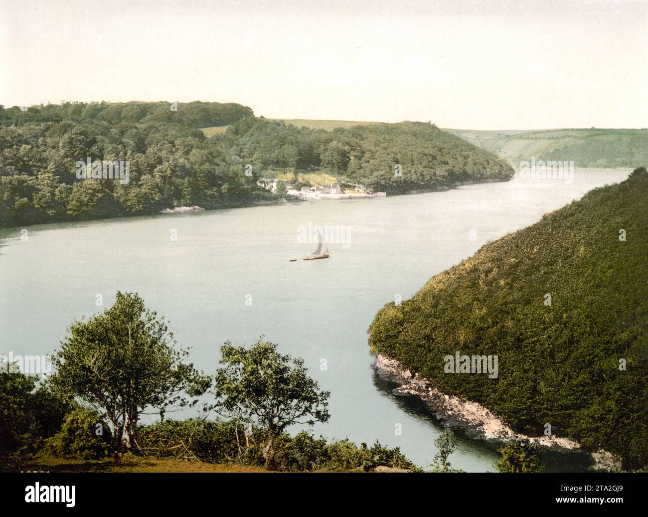 King Harry Passage, bei Falmouth, Hafenstadt an der Südküste der ...