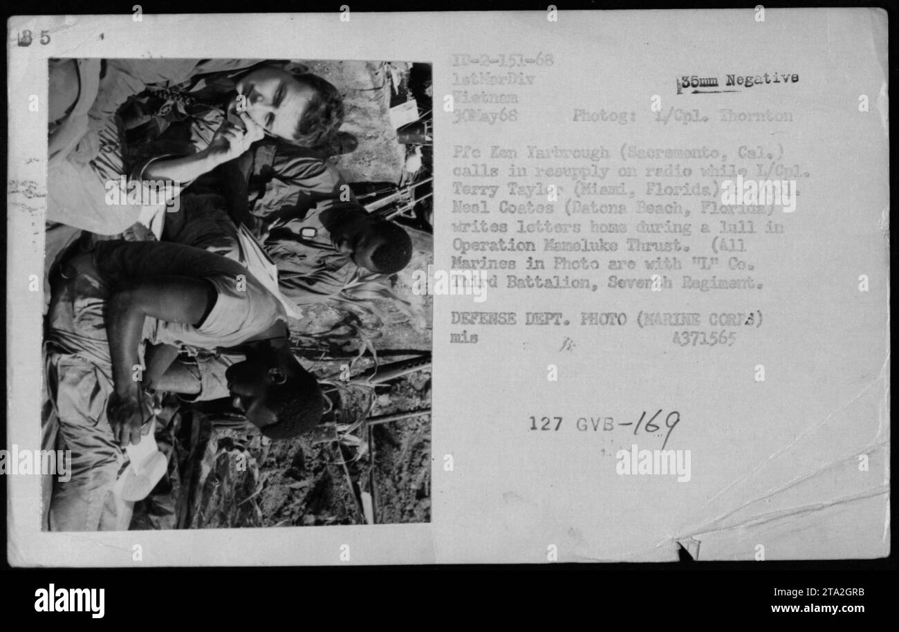 Vietnam war letters Black and White Stock Photos & Images - Alamy