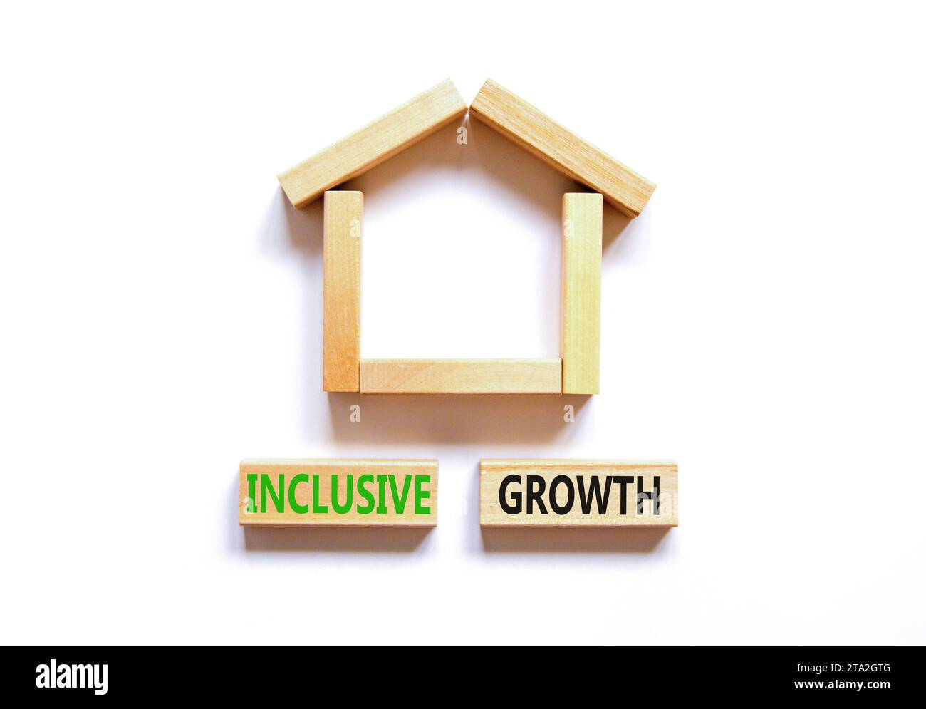 Inclusive growth symbol. Concept words Inclusive growth on beautiful ...