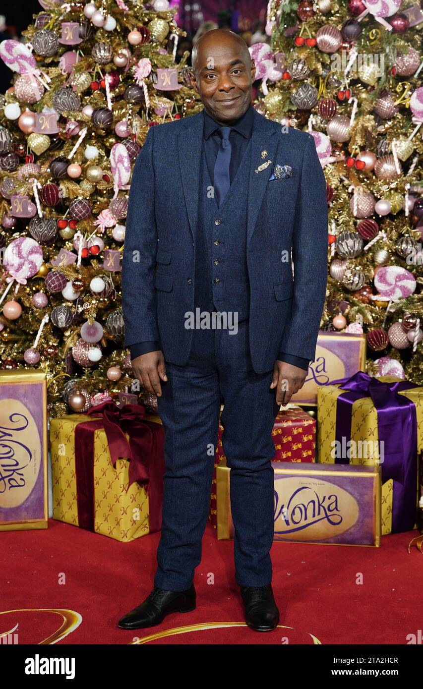 Paterson Joseph arrives for the world premiere of Wonka at the Royal ...