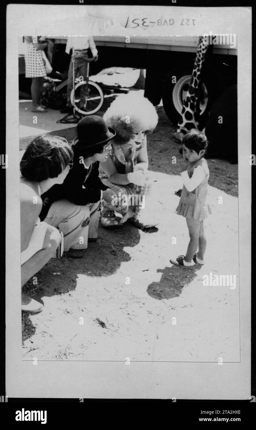 Claudia cardinale with refugee children Black and White Stock Photos ...