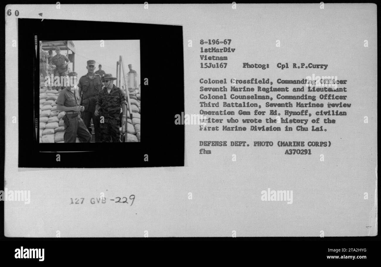 On July 15, 1967, Colonel Crossfield and Lieutenant Colonel Counselman ...