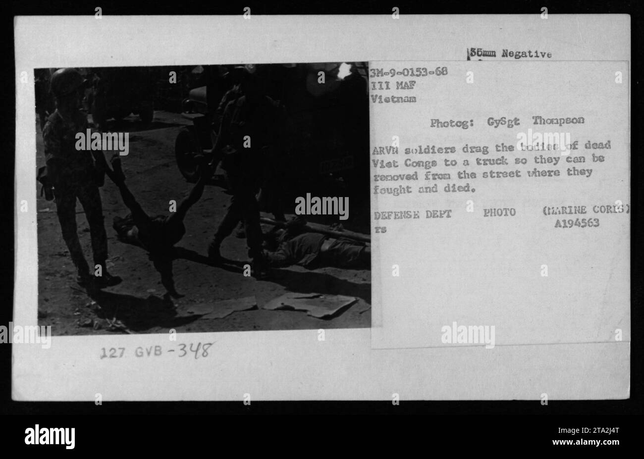 Vietnam war dead viet cong Black and White Stock Photos & Images - Alamy