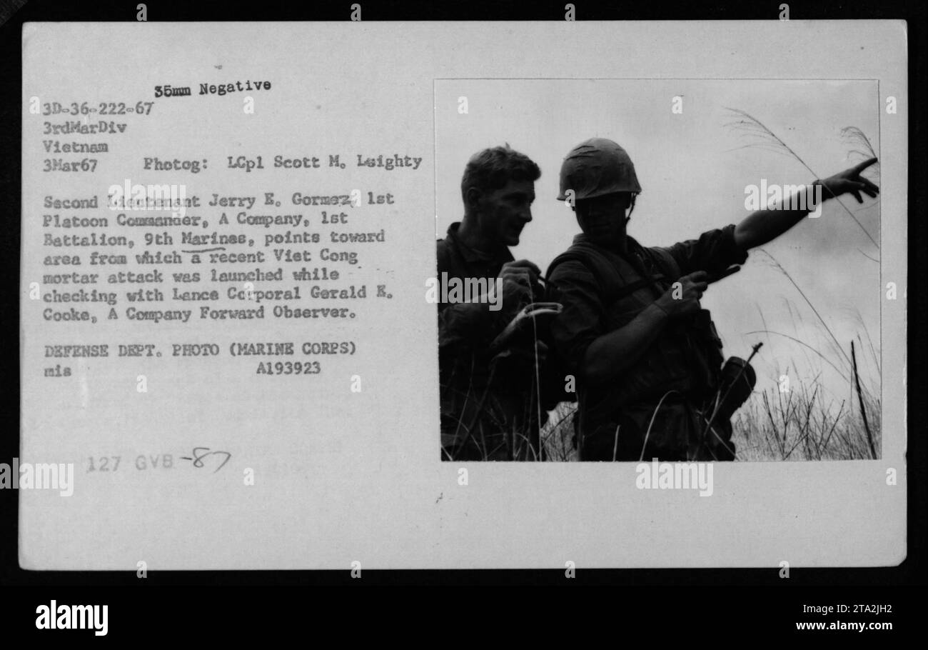 Lance corporal gerald e cooke hi-res stock photography and images - Alamy