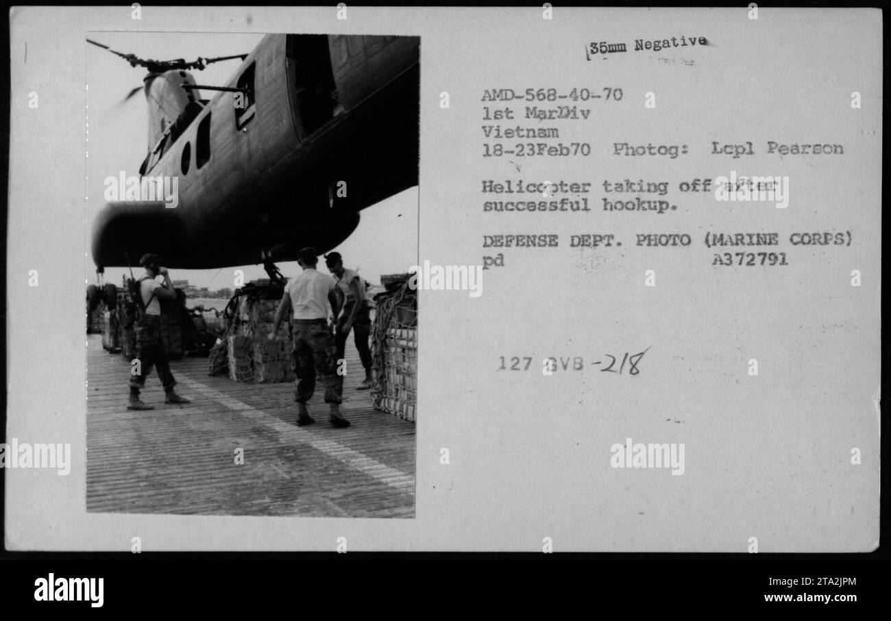 Vietnam war helicopter activities hi-res stock photography and images ...