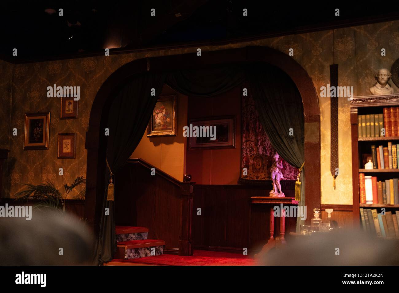 Set photos from the stage play Bloody Jack Stock Photo - Alamy
