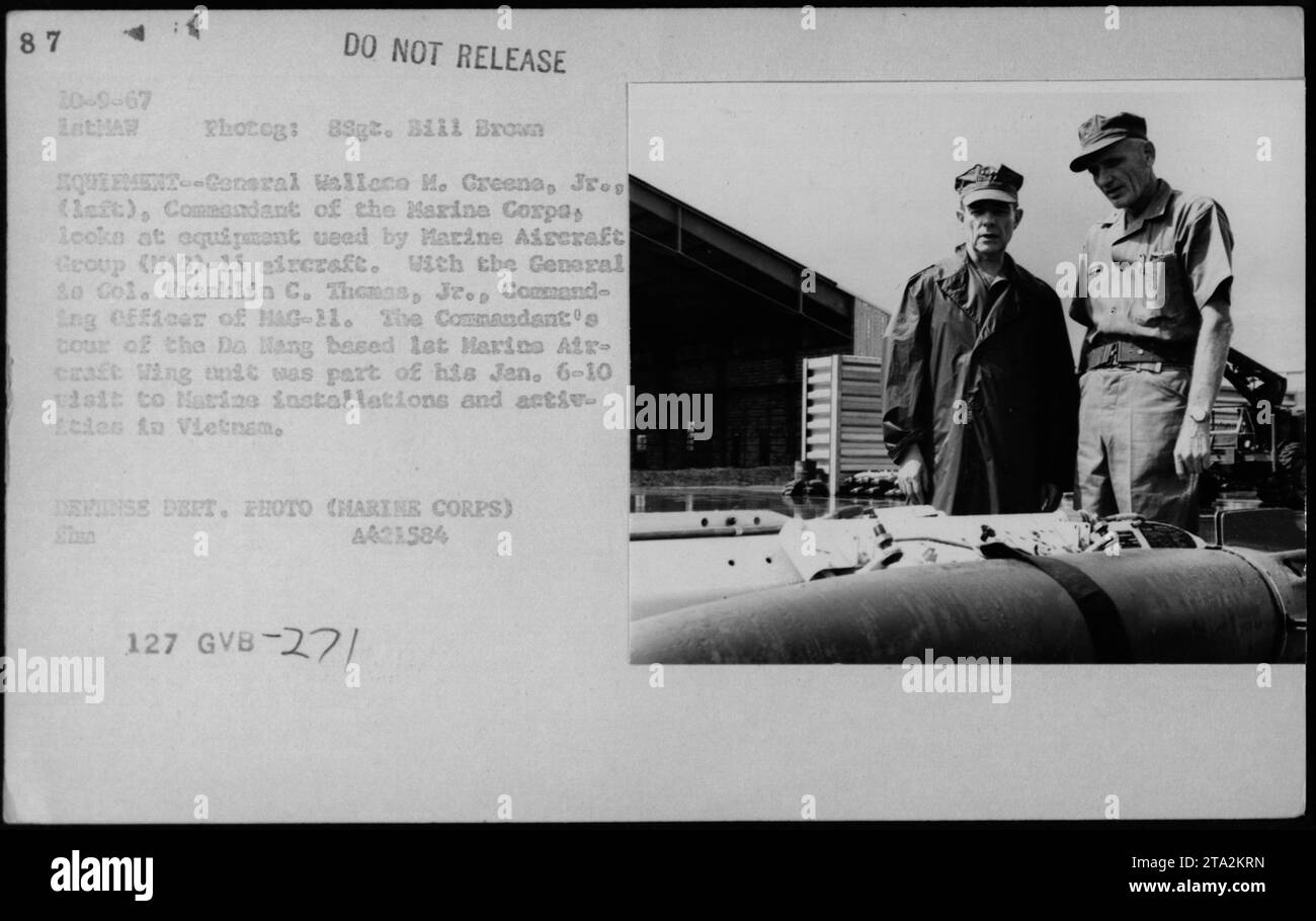 General wallace h greene jr hi-res stock photography and images - Alamy