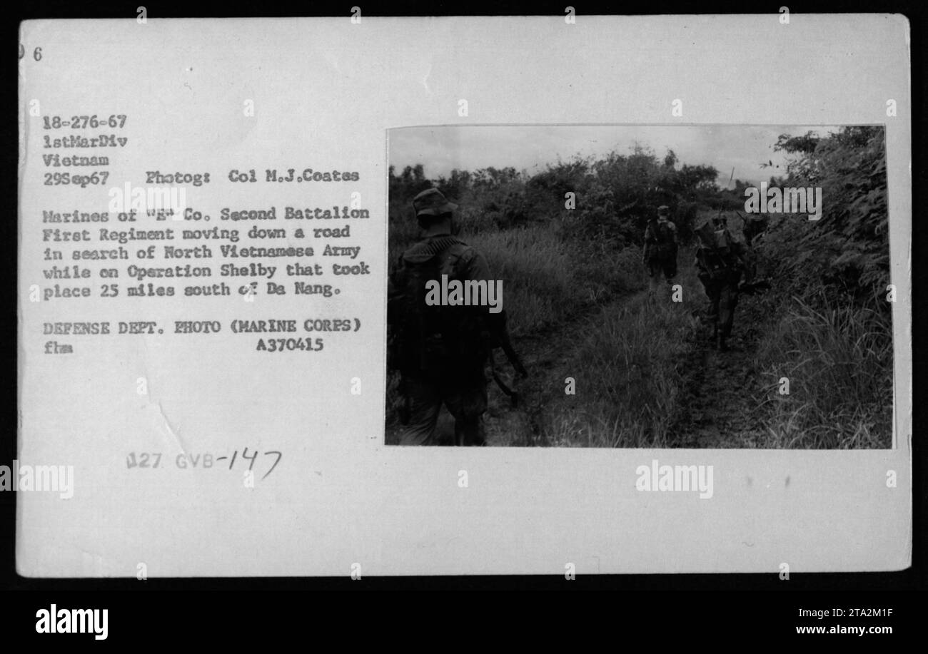 Marines of "G" Company, Second Battalion, First Regiment are seen ...