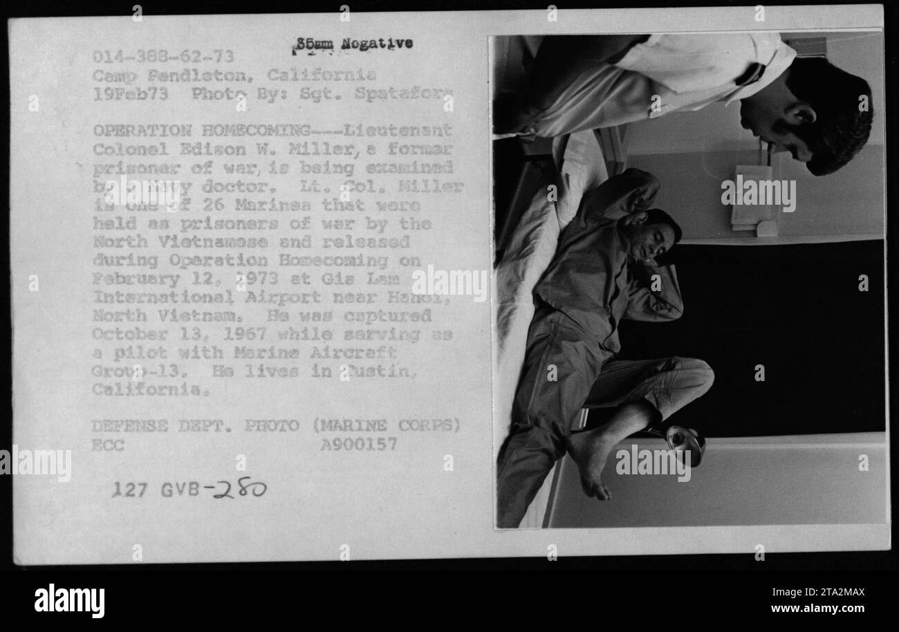 Lieutenant colonel edison w miller hi-res stock photography and images ...