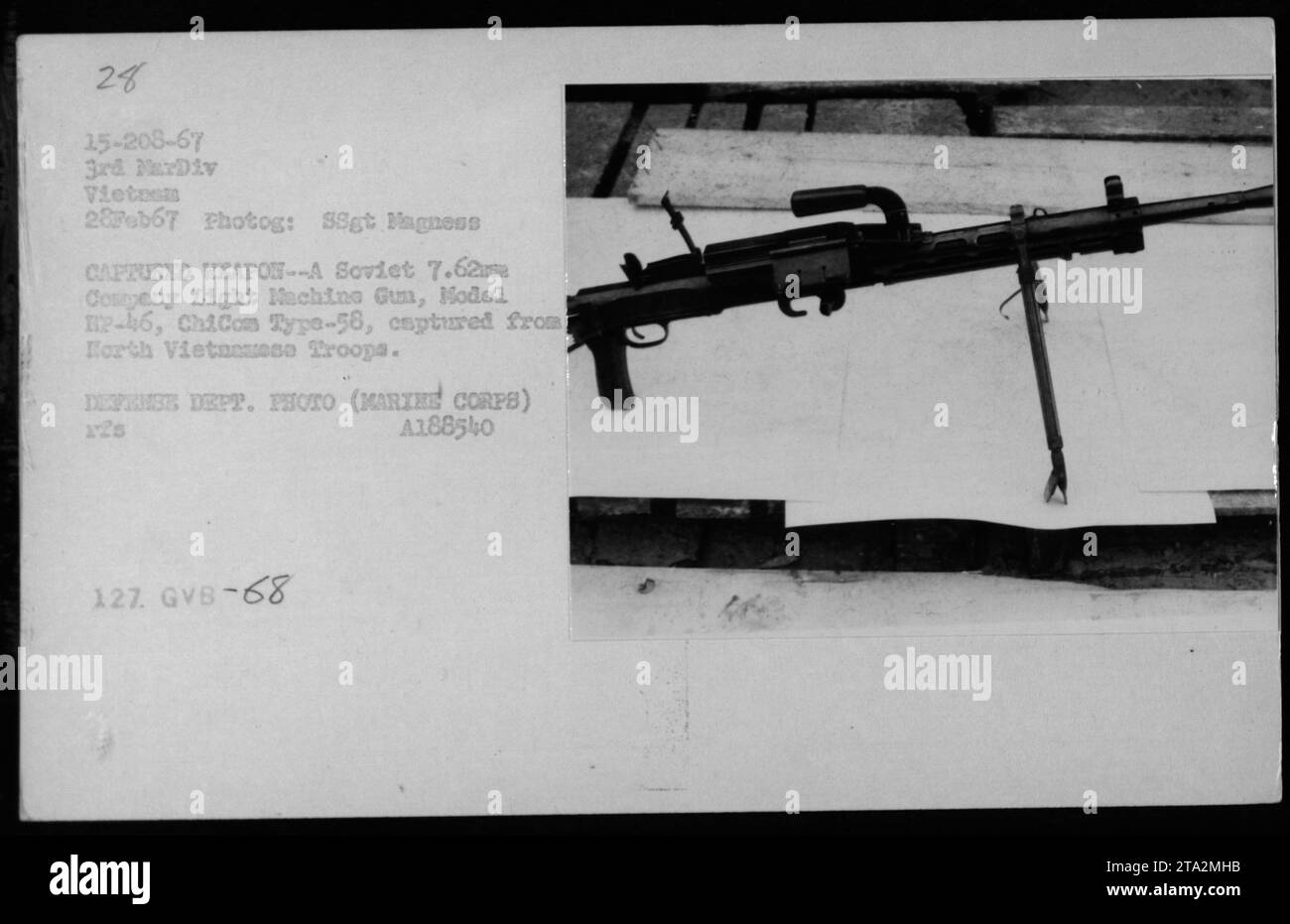 Soviet 7 62mm company light machine gun hi-res stock photography and ...