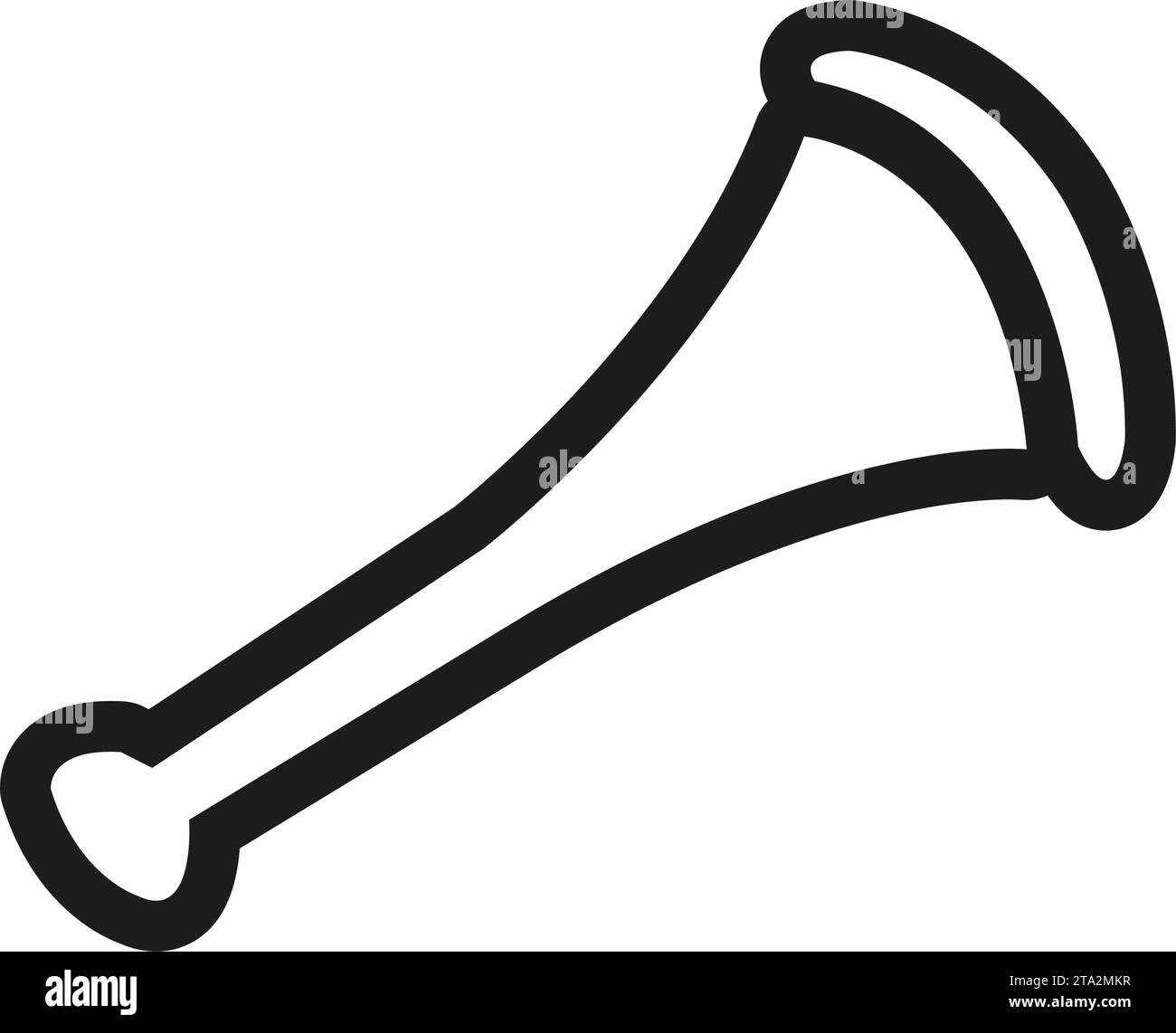 Simple horn Black and White Stock Photos & Images - Alamy