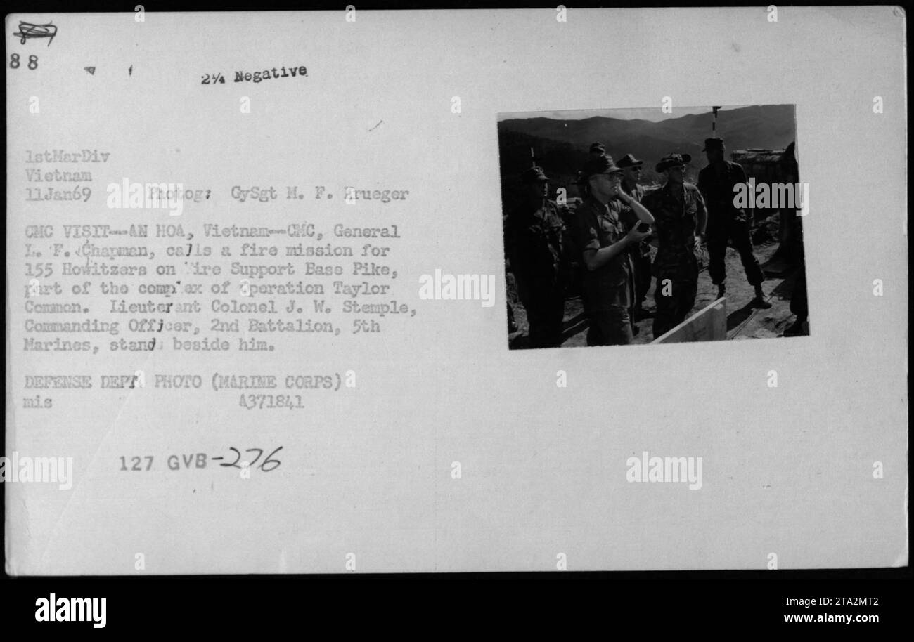 Lieutenant colonel j w stemple hi-res stock photography and images - Alamy