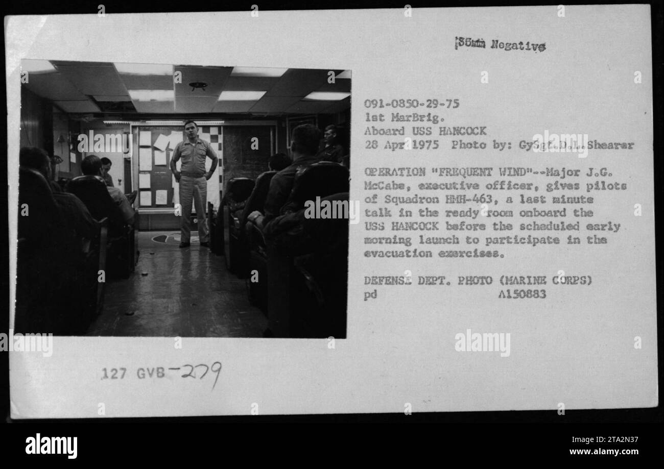 Vietnam evacuation exercises Black and White Stock Photos & Images - Alamy