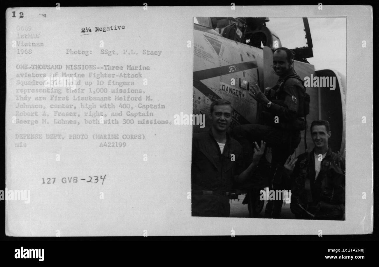 Marine aviators from Fighter-Attack Squadron-314, including First ...