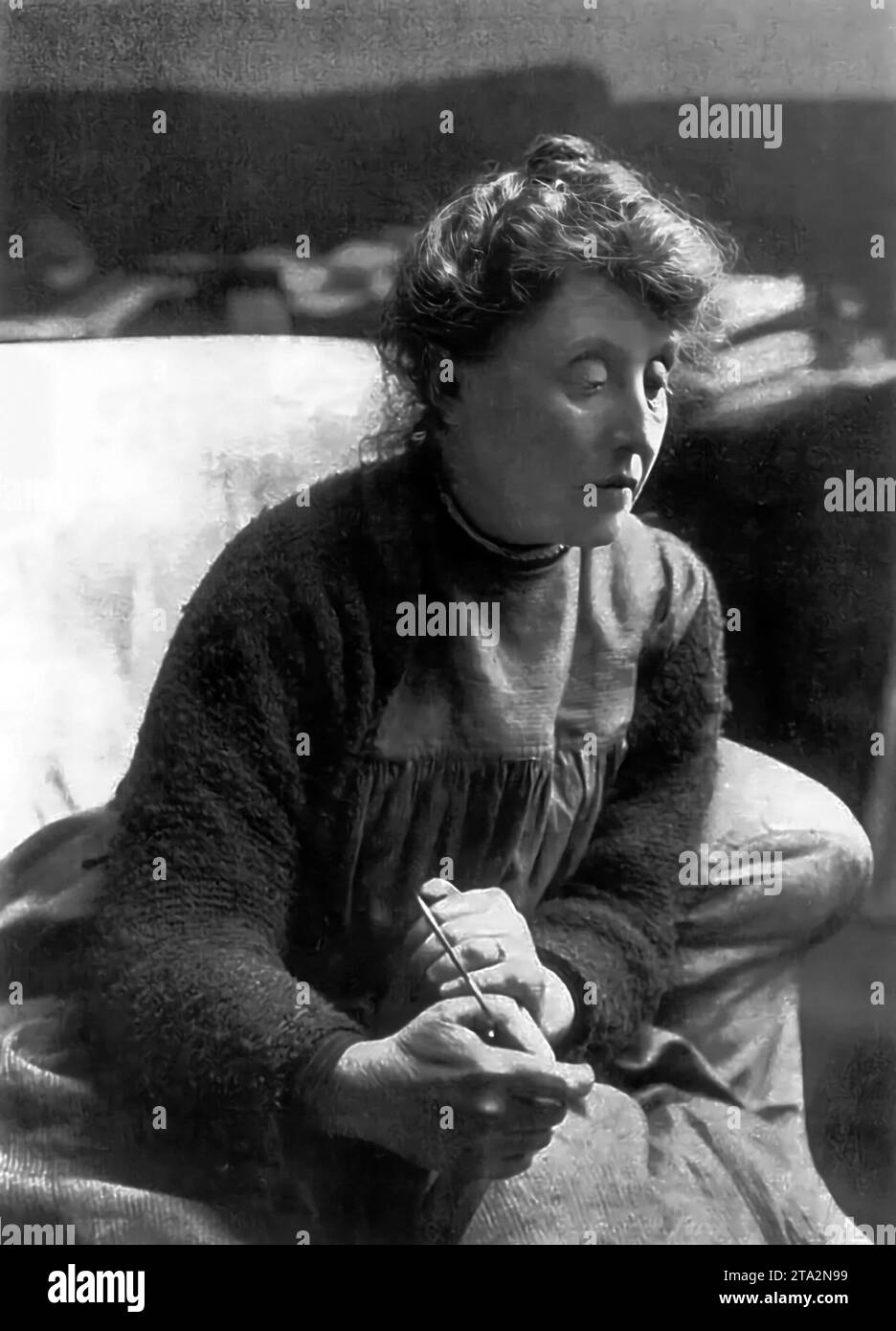 Evelyn de Morgan. Portrait of the English artist, Evelyn De Morgan ...