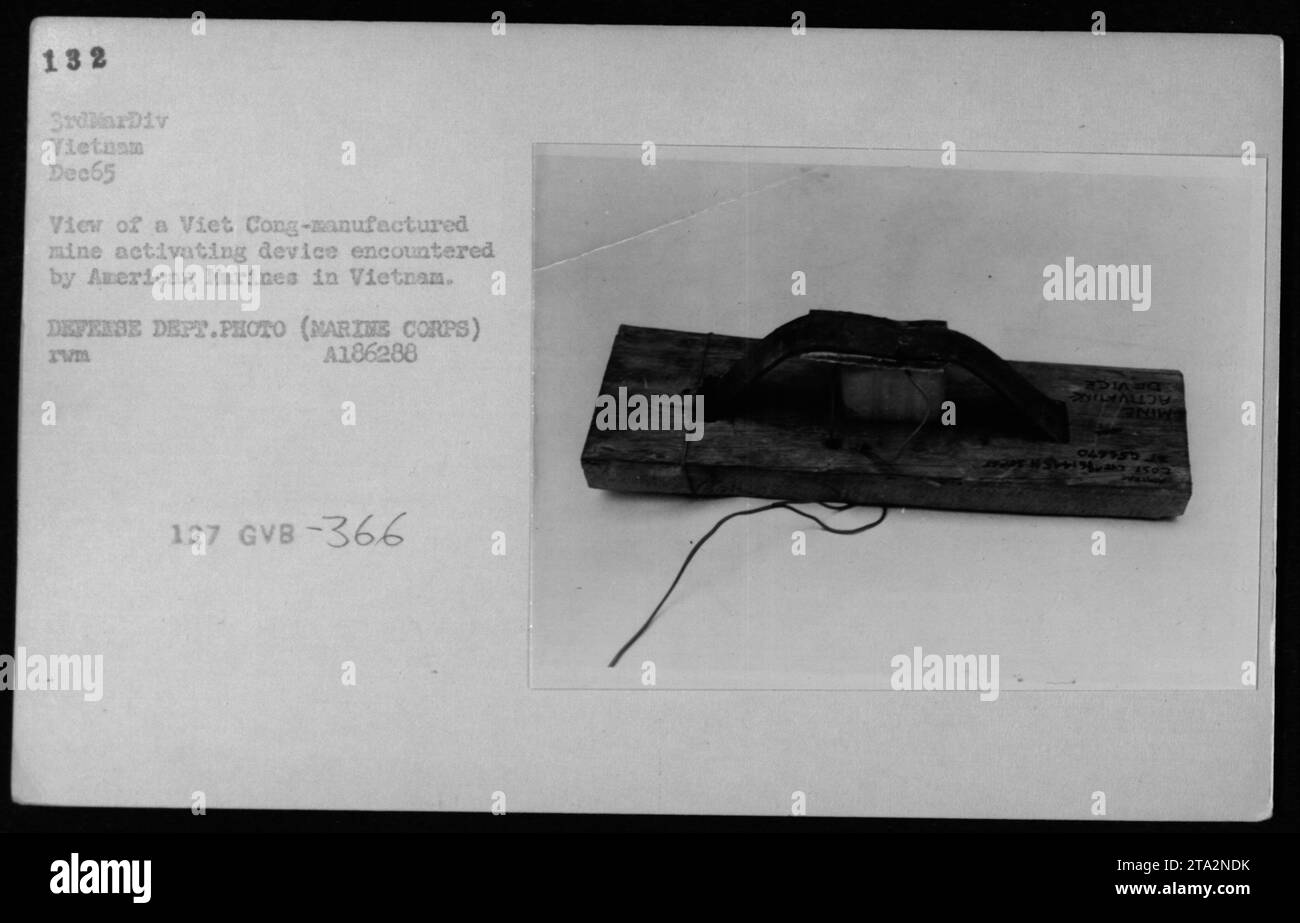Viet cong made mines Black and White Stock Photos & Images - Alamy