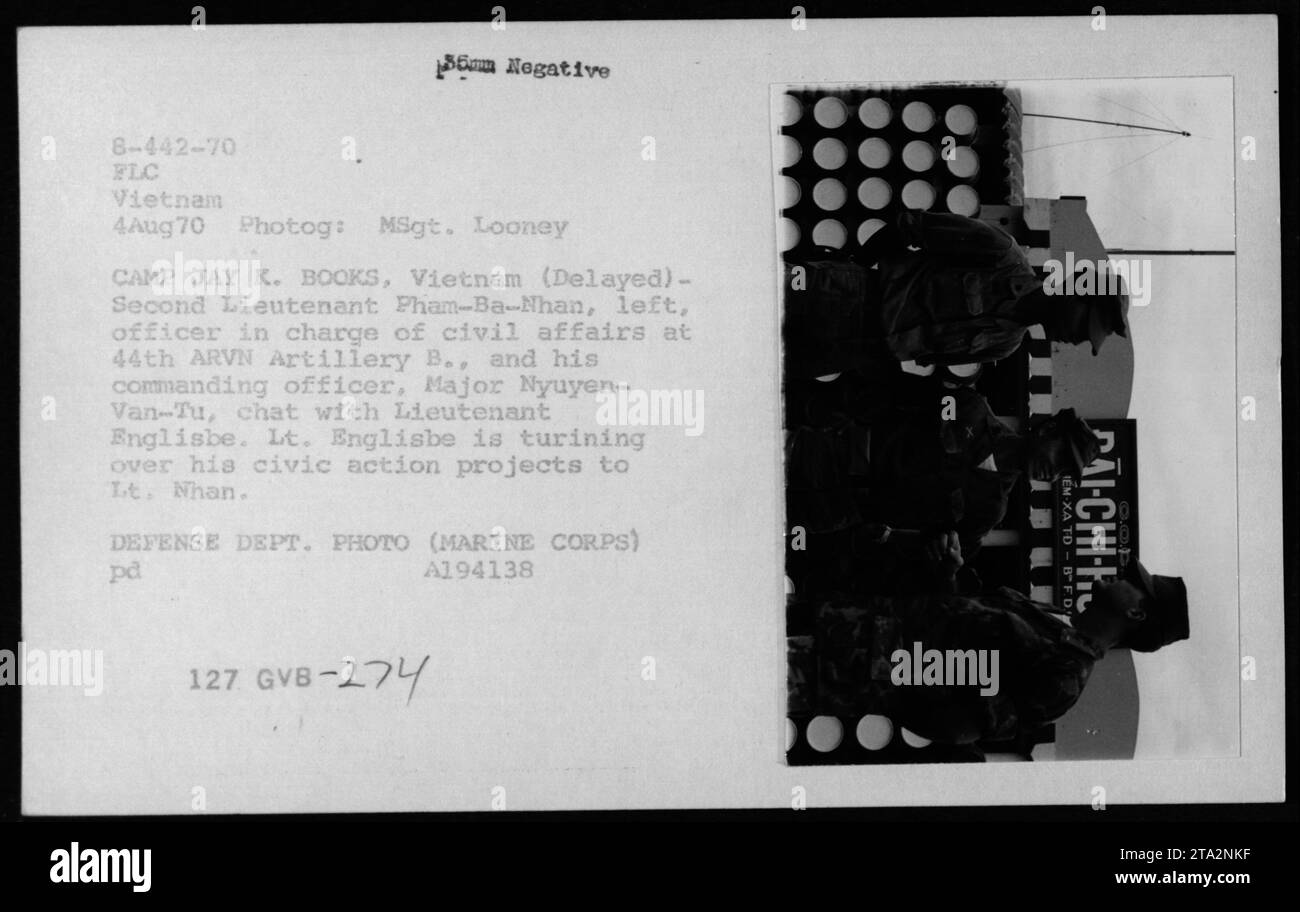 Vietnam war arvn officers Black and White Stock Photos & Images - Alamy