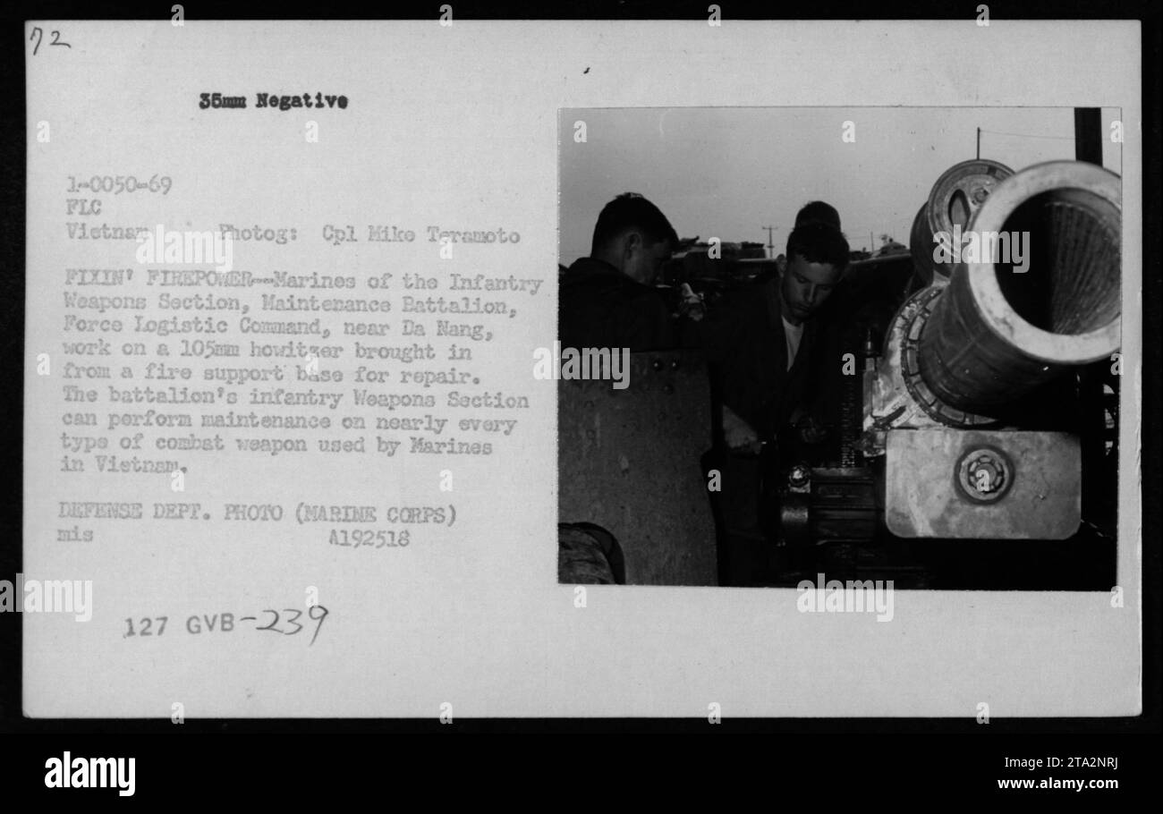 In Vietnam, Marines from the Infantry Weapons Section of the ...