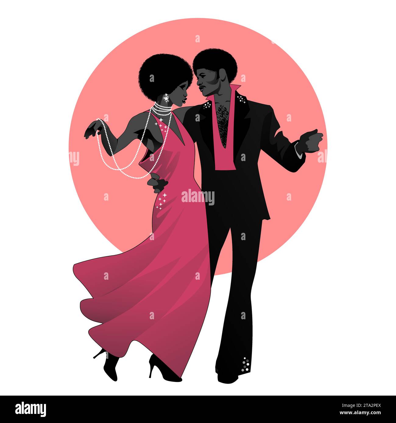 1970s people dancing Cut Out Stock Images & Pictures - Alamy