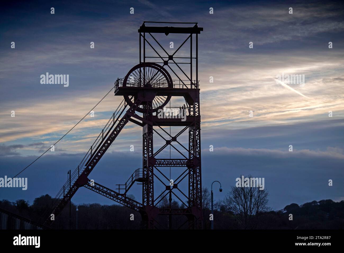 Cefn Coed Colliery Museum in Crynant in the Neath Valley Stock Photo ...
