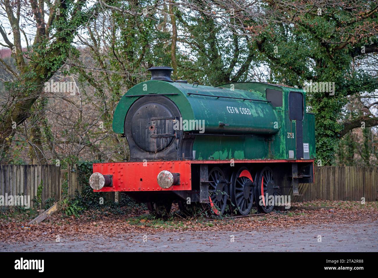 Steam Train in the main car park at Cefn Coed Colliery Museum in ...