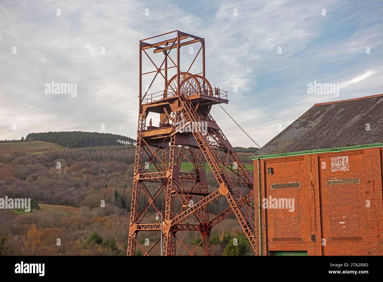 Cefn Coed Colliery Museum in Crynant in the Neath Valley Stock Photo ...