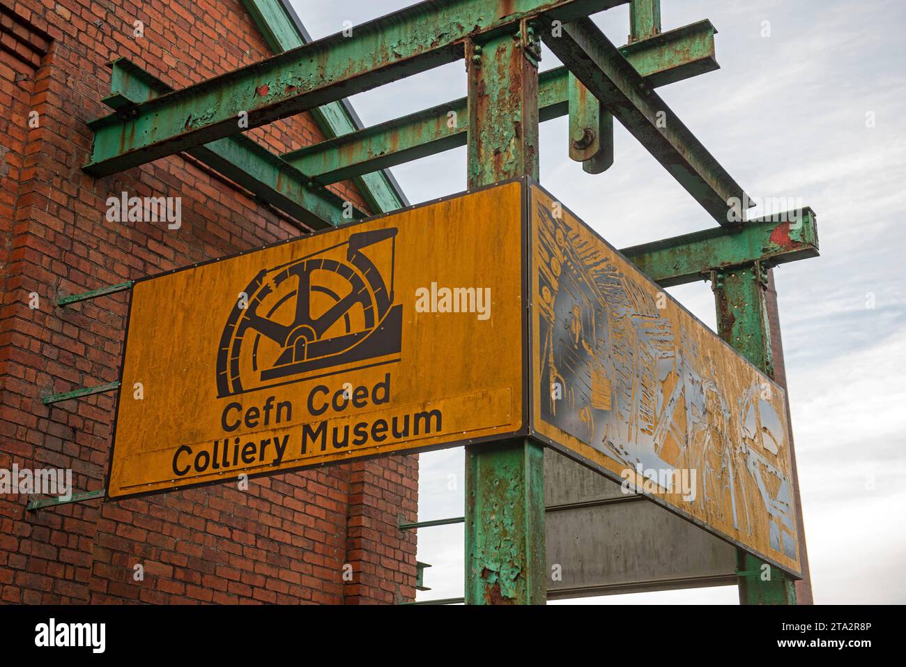 Cefn Coed Colliery Museum in Crynant in the Neath Valley Stock Photo ...
