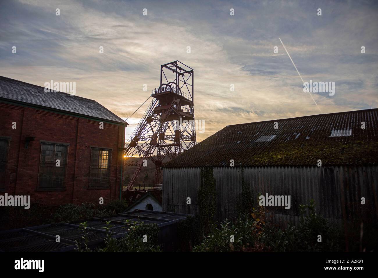 Cefn Coed Colliery Museum in Crynant in the Neath Valley Stock Photo ...