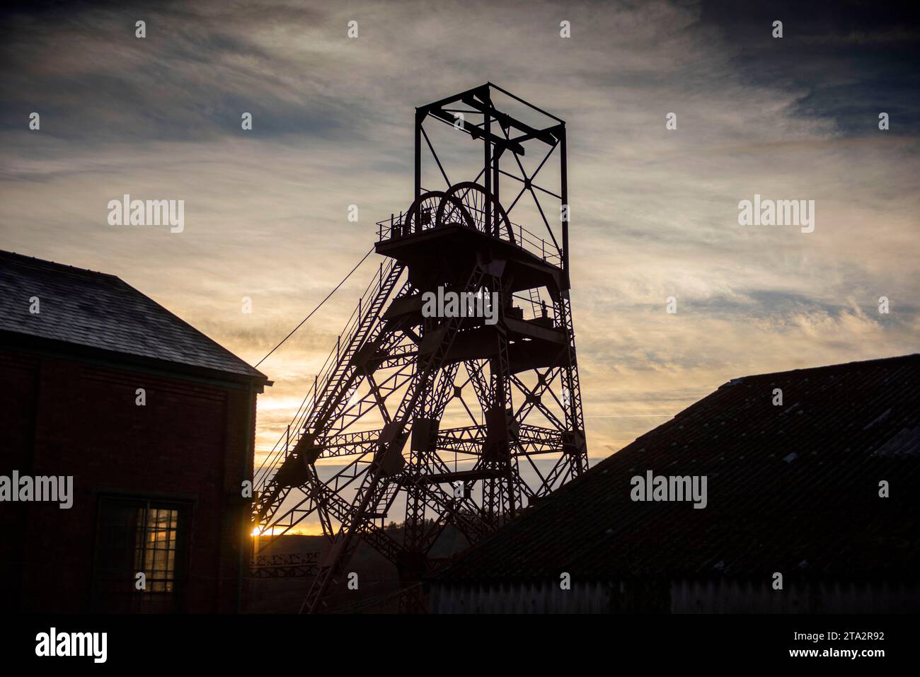 Cefn Coed Colliery Museum in Crynant in the Neath Valley Stock Photo ...
