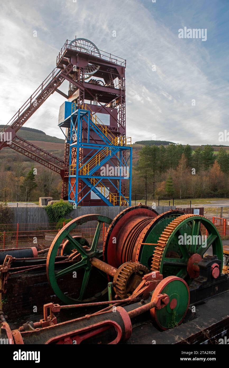 Cefn Coed Colliery Museum in Crynant in the Neath Valley Stock Photo ...