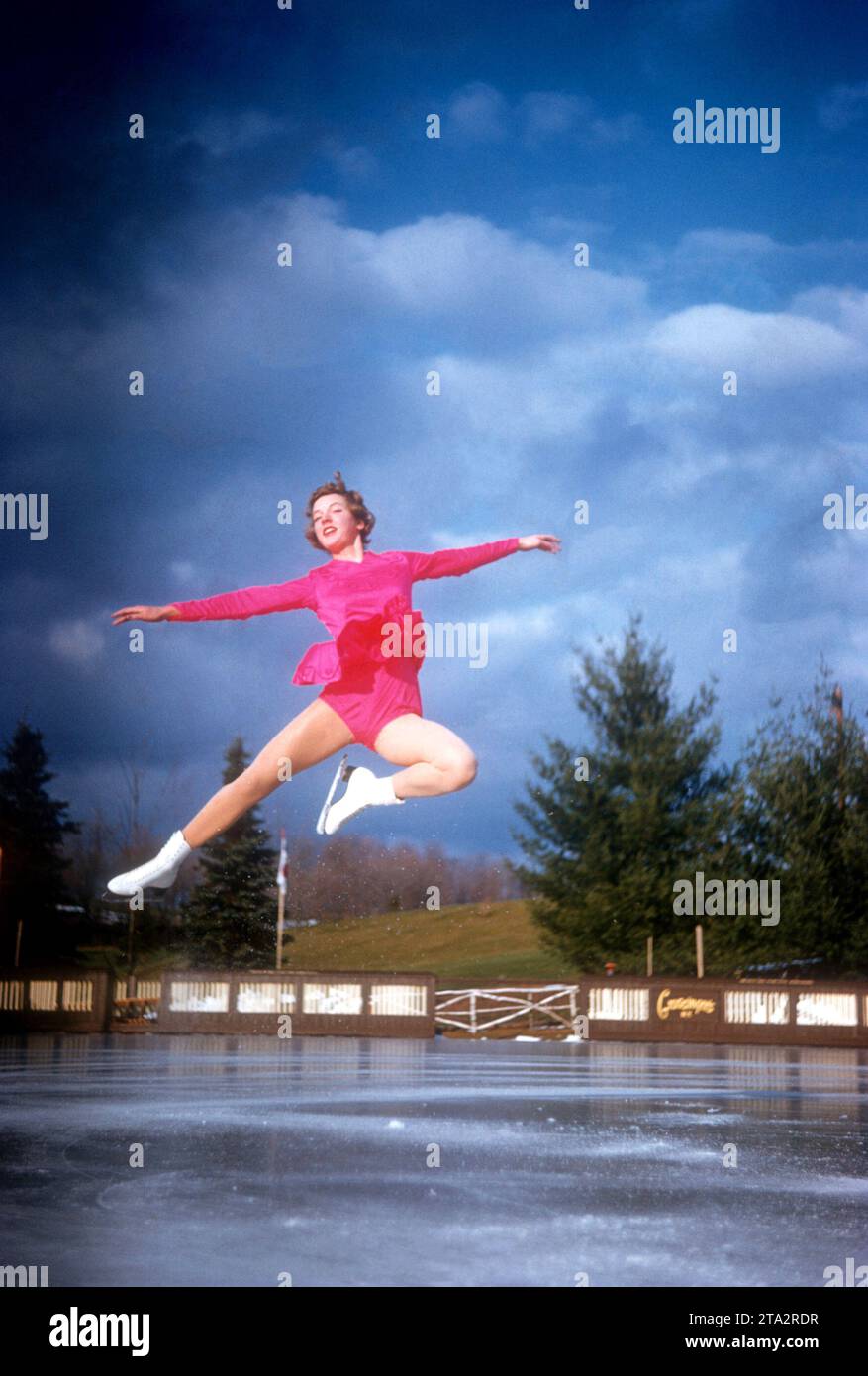 LIBERTY, NY - NOVEMBER 29: Figure skating champion Tenley Albright ...