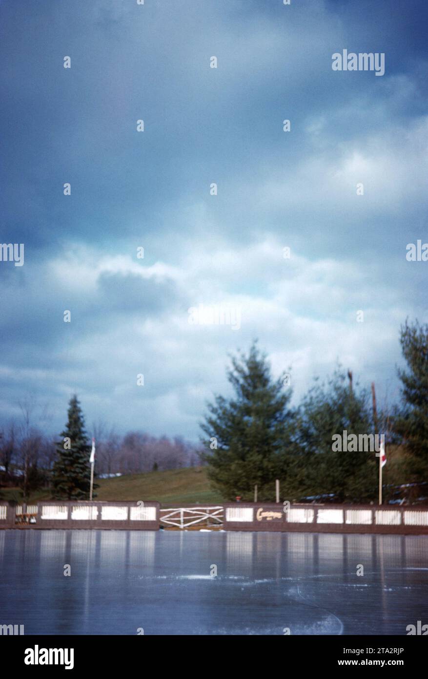 LIBERTY, NY - NOVEMBER 29: General view of the ice rink where figure ...