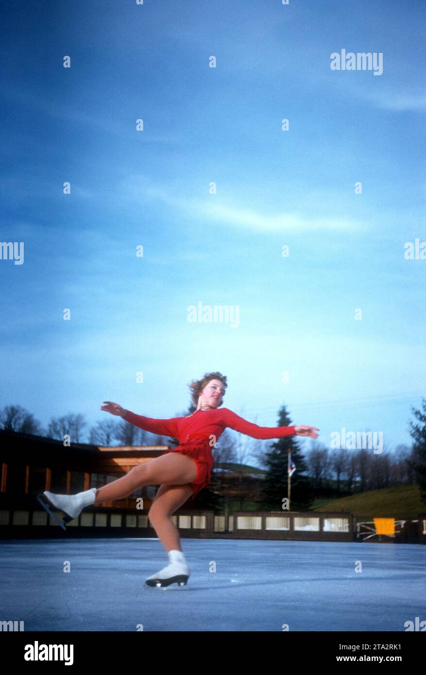 LIBERTY, NY - NOVEMBER 29: Figure skating champion Tenley Albright ...