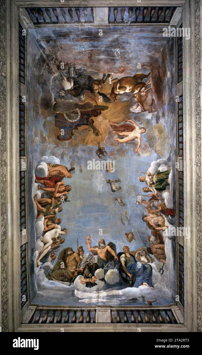 The Phaethon Legend: Fall of Phaethon and Olympian Gods 1609-10 by ...