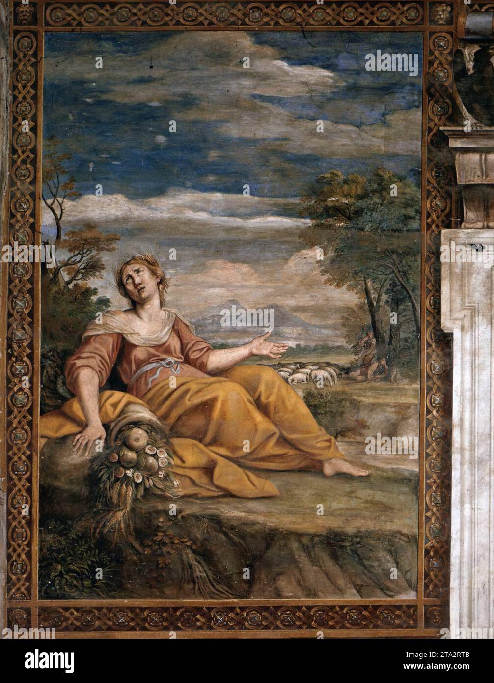 The Phaethon Legend Lamenting Mother Earth 1609 10 By Francesco Albani