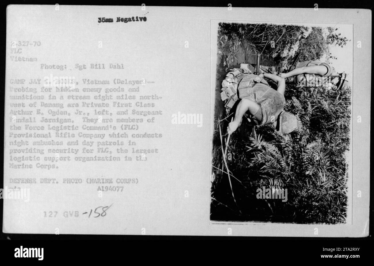 "Private First Class Arthur E. Ogden, Jr. and Sergeant Randall Jernigan ...