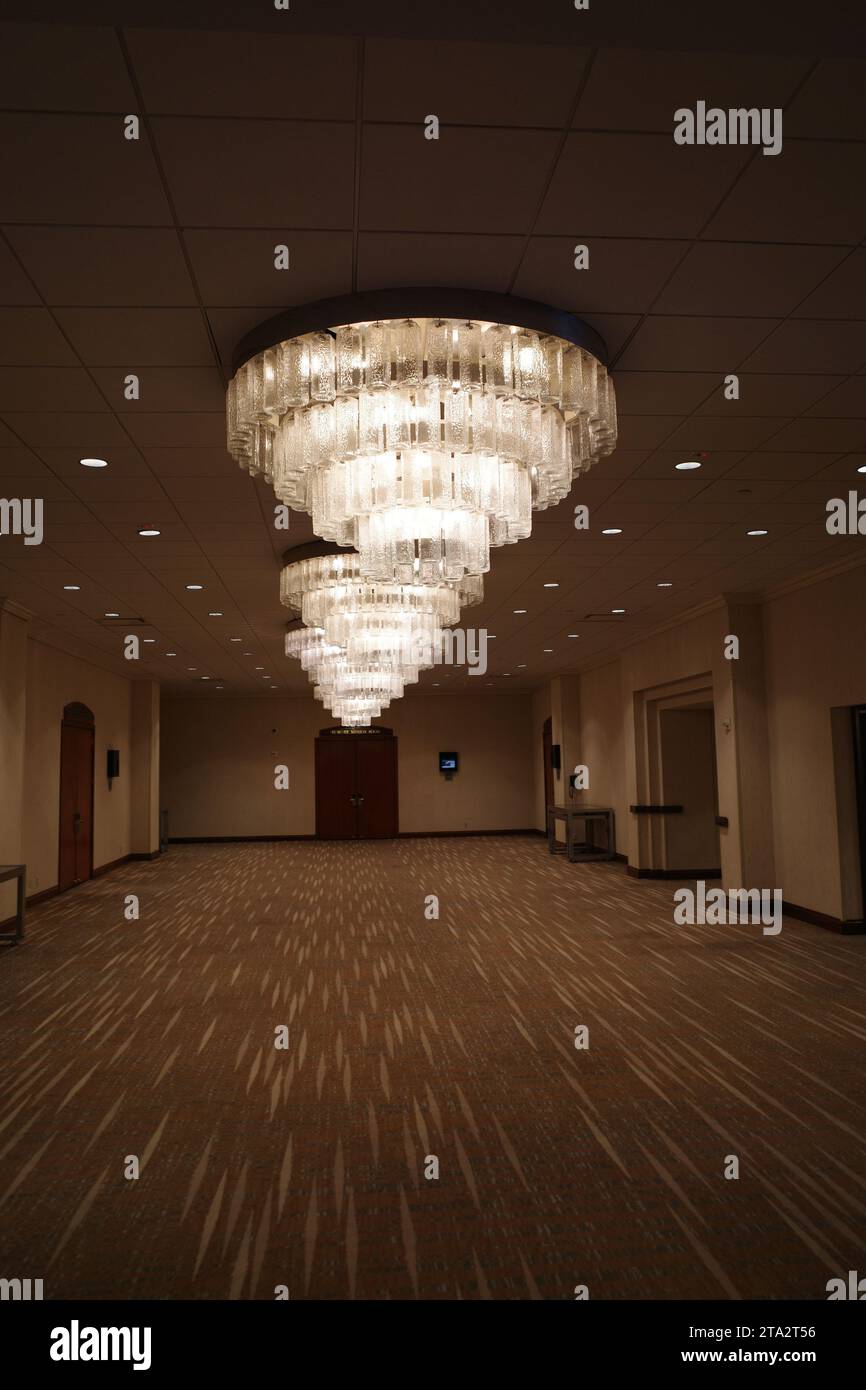 Kansas City, Missouri - November 26, 2023: Beautiful Hall at Westin ...