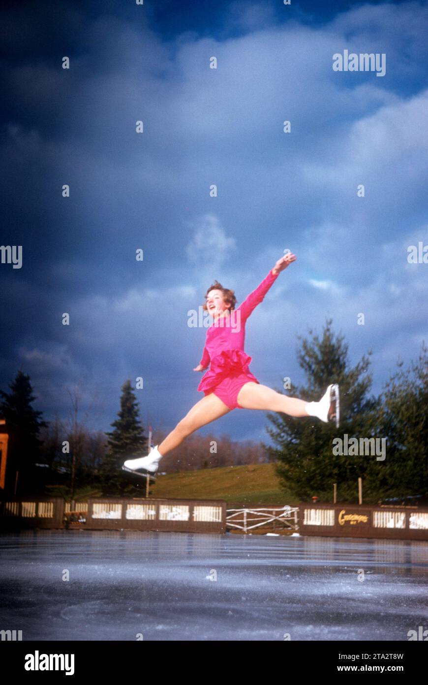 LIBERTY, NY - NOVEMBER 29: Figure skating champion Tenley Albright ...