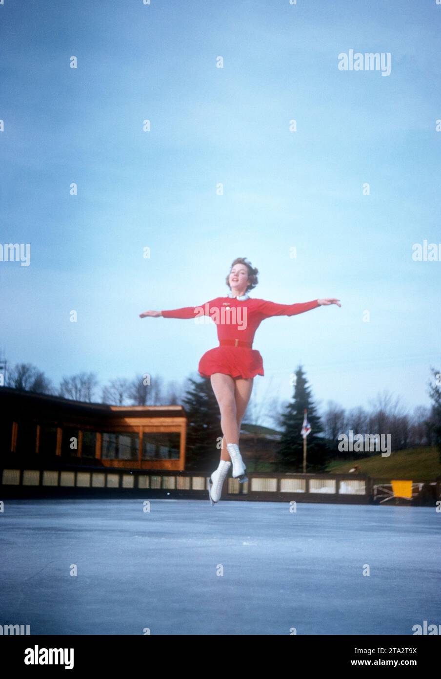 LIBERTY, NY - NOVEMBER 29: Figure skating champion Tenley Albright ...