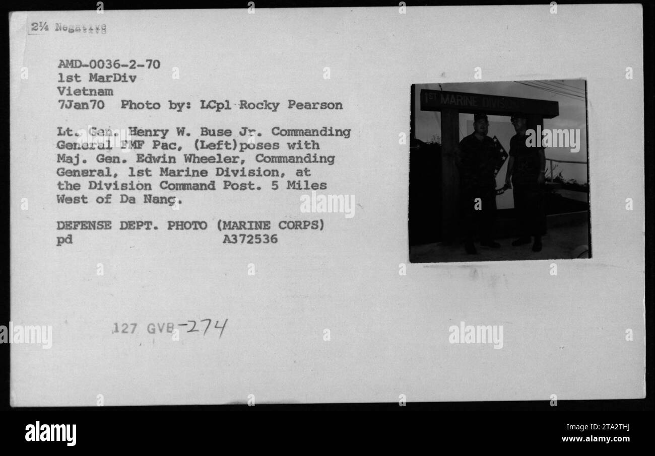 Maj gen edwin wheeler hi-res stock photography and images - Alamy