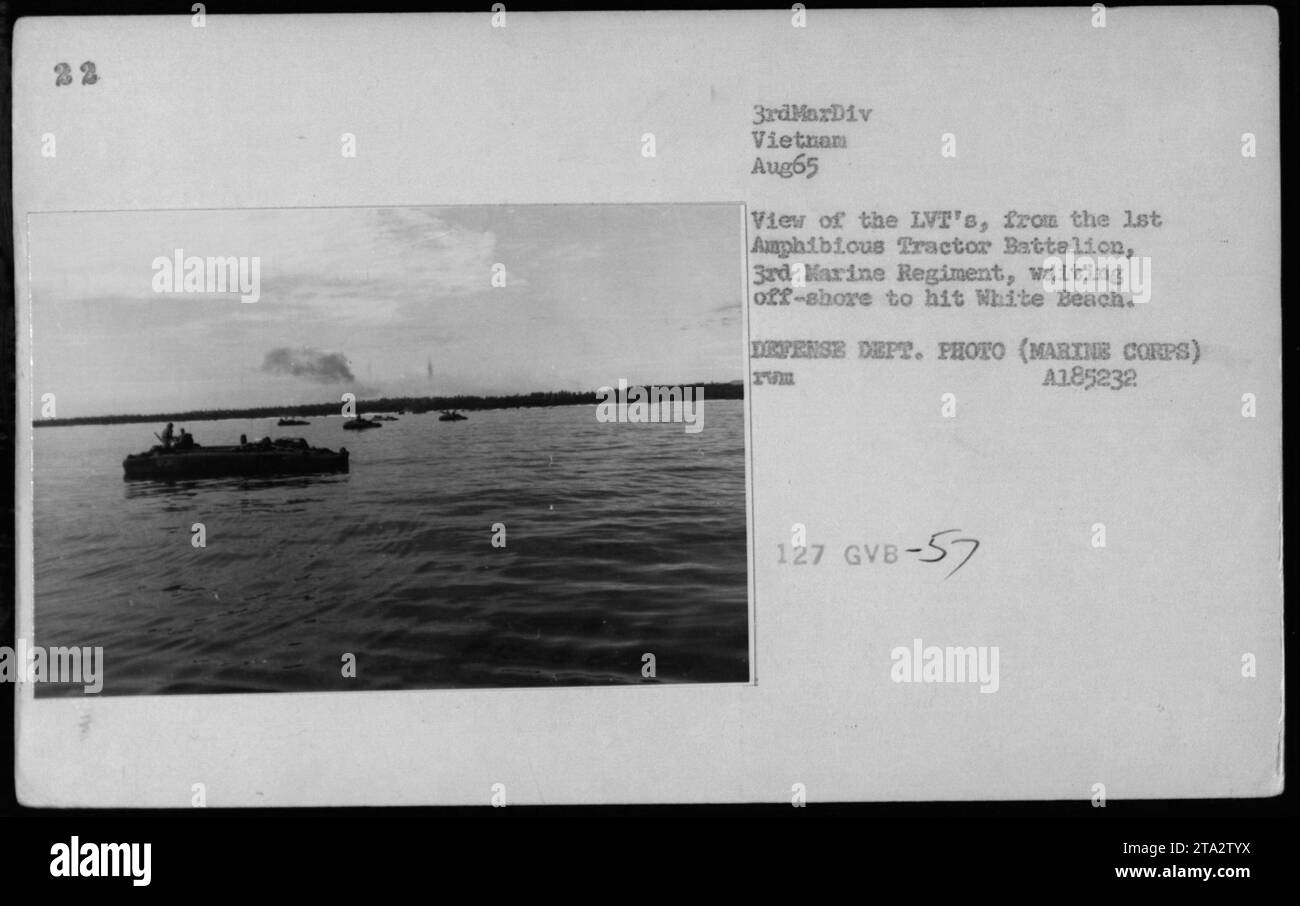 1st amphibious tractor battalion Black and White Stock Photos & Images ...