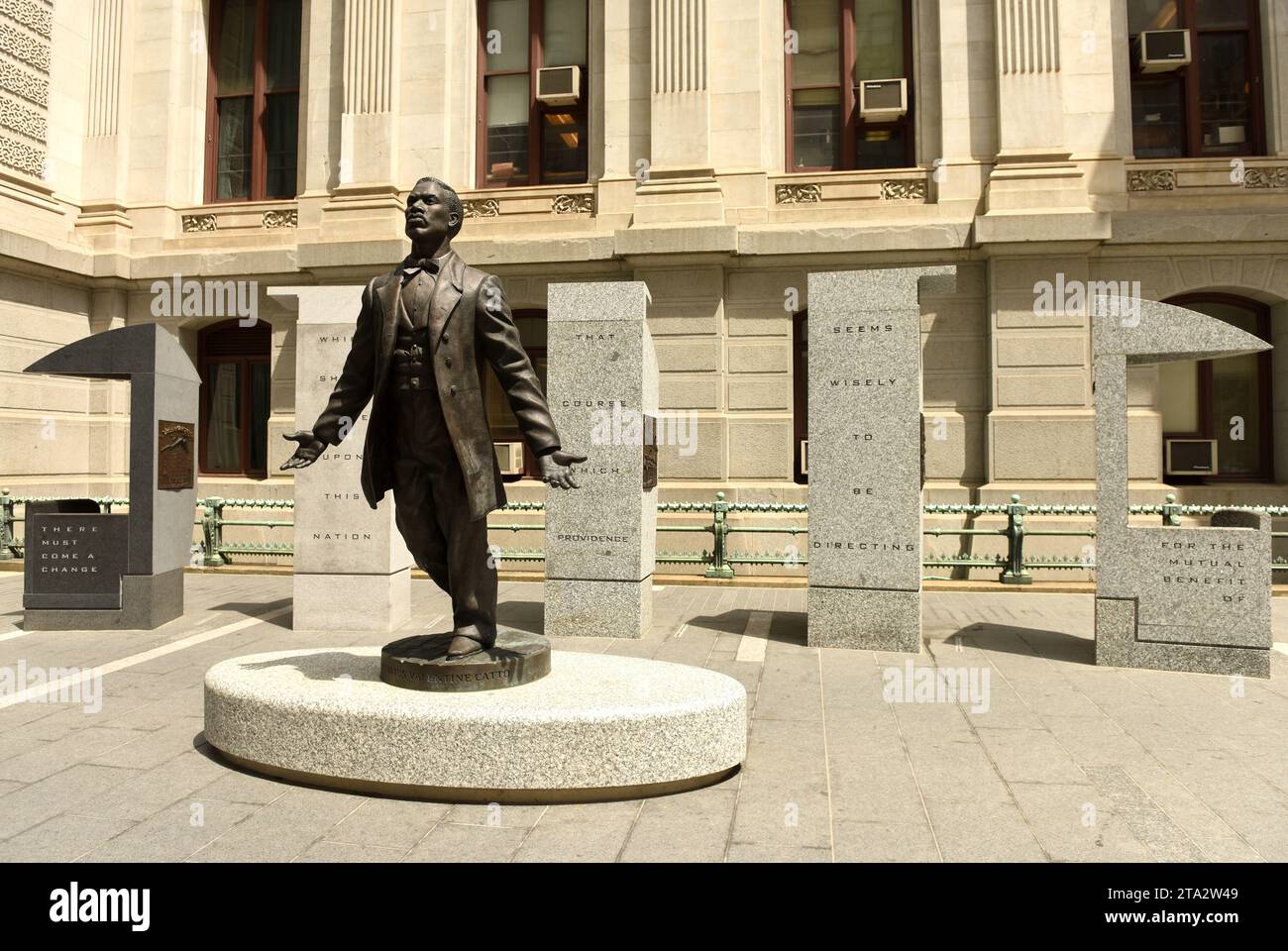 Octavius catto statue hi-res stock photography and images - Alamy