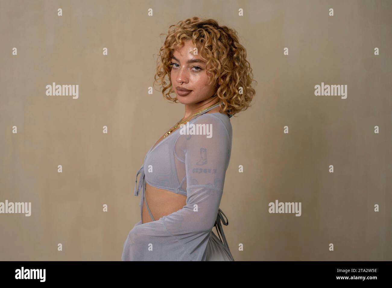 R&B singer Kiana Lede poses for a portrait on Tuesday, Oct. 3, 2023, in ...