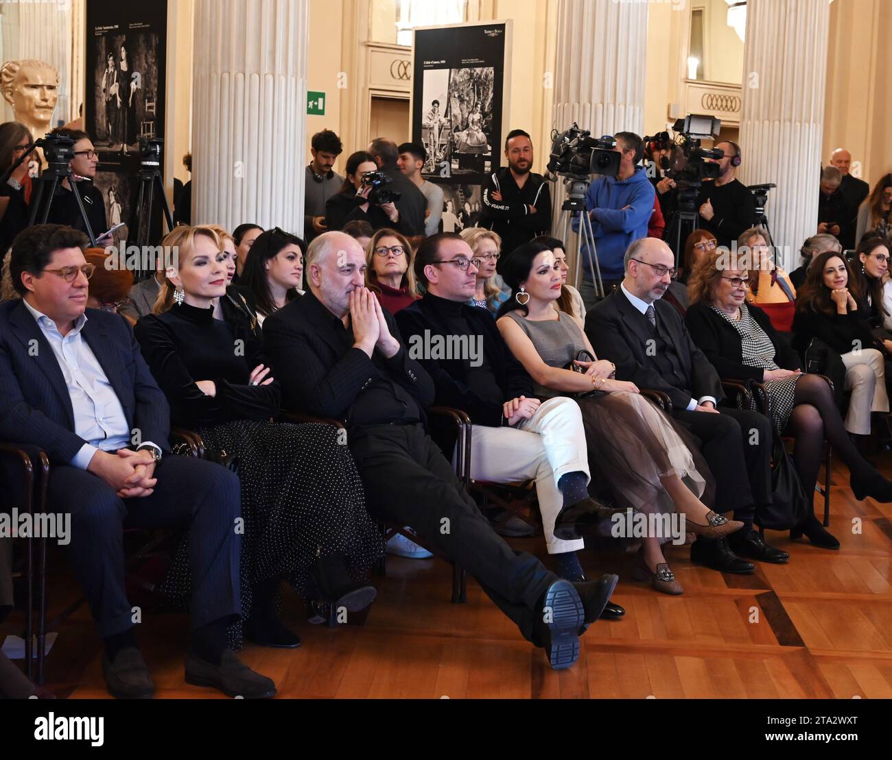 Milan, Italy. 28th Nov, 2023. Milan, Italy DON CARLO presentation of ...